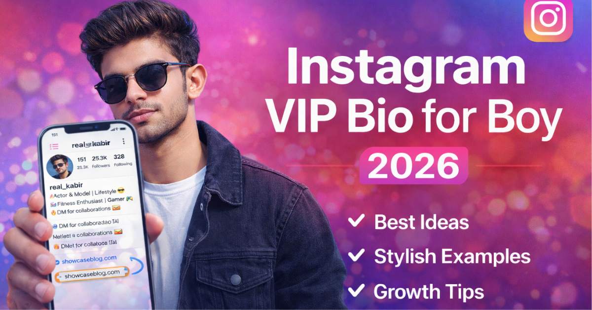 Instagram VIP Bio for Boy: Stylish Ideas & Examples 2026
